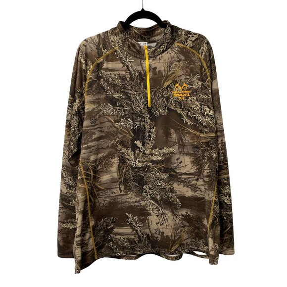 Realtree | Shirts | Realtree Shirt Mens 2xl Camo Hunting Logo Stretch ...